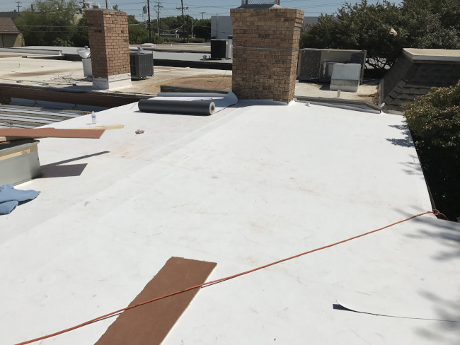 TPO Roof Membrane Cleaning, Plano, TX - Trident General Contracting