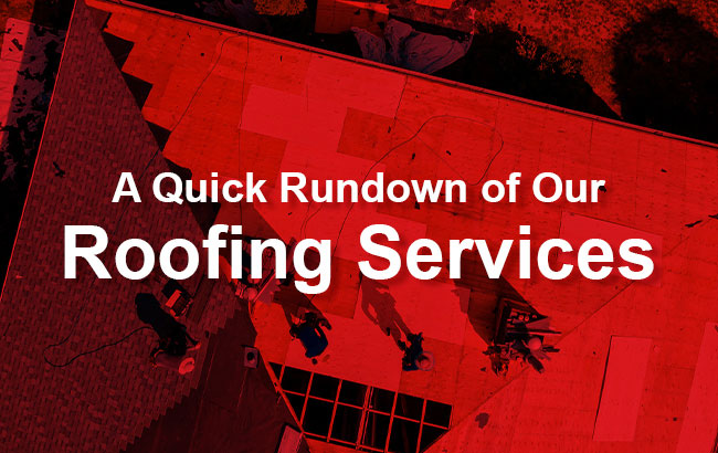 A Quick Rundown of Our Roofing Services [infographic] - Trident General ...